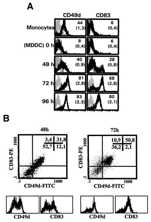 Maturation-Dependent Expression and Function of the CD49d Integrin on ...