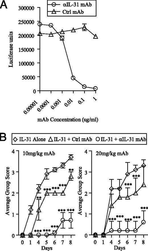 IL-31 Receptor (IL-31RA) Knockout Mice Exhibit Elevated Responsiveness ...