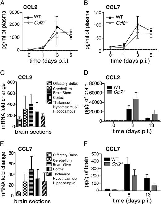 Differential Roles of Chemokines CCL2 and CCL7 in Monocytosis and ...