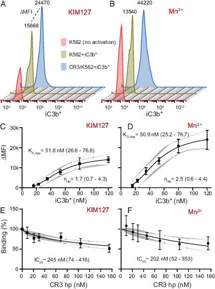 Complement Receptor 3 Forms a Compact High-Affinity Complex with iC3b ...